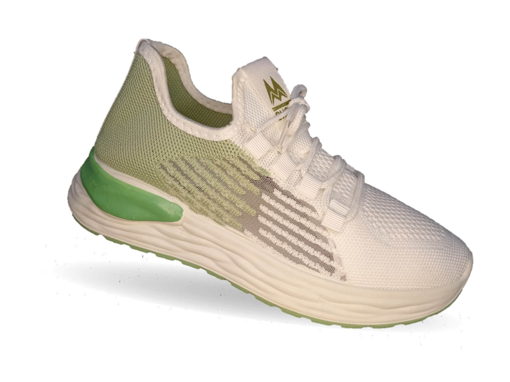 Tenis Deportivo de inyección Click 40573 Blanco/Verde para mujer ...