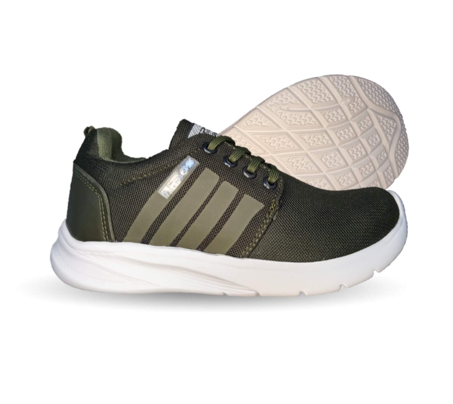 Tenis Deportivo H Gros 642 Verde Militar Unisex para hombre y mujer ...